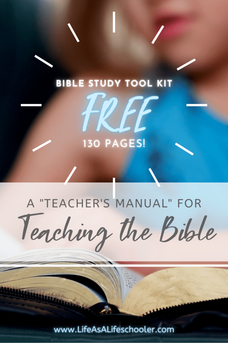 Help Your Kids Learn & Love the Bible - A "Teacher's Manual" for ...