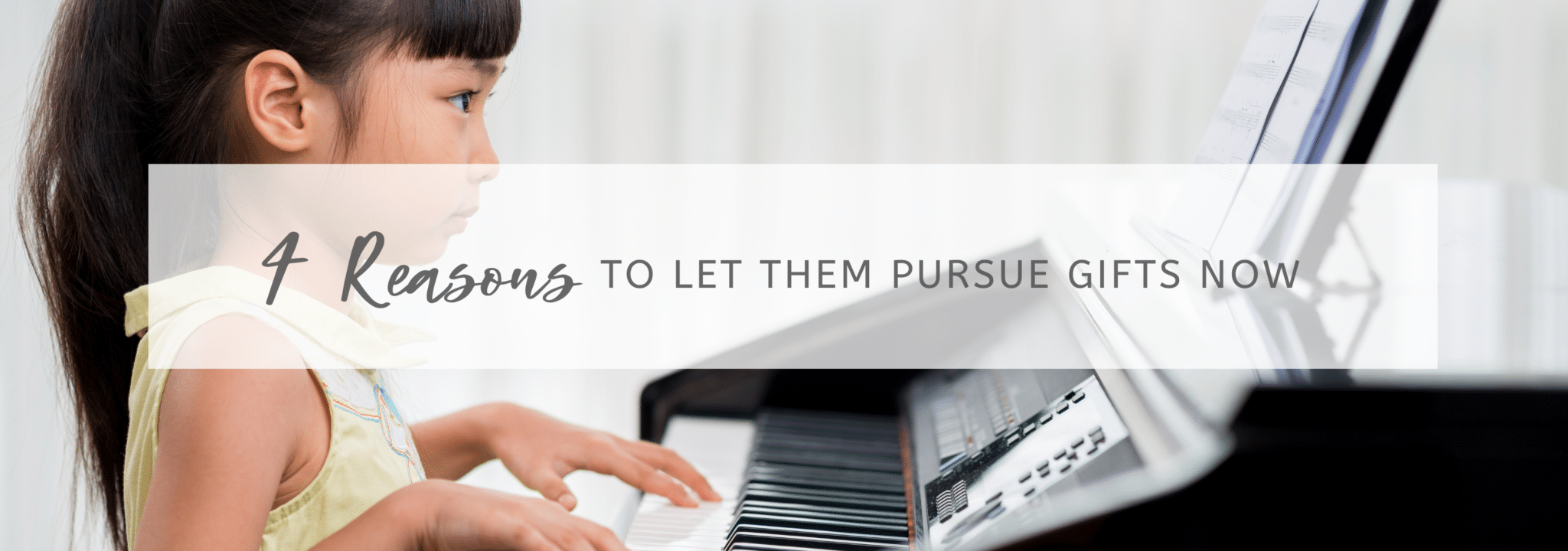 4 Reasons to Let Your Child Pursue His Gifts NOW - Lifeschooling Conference