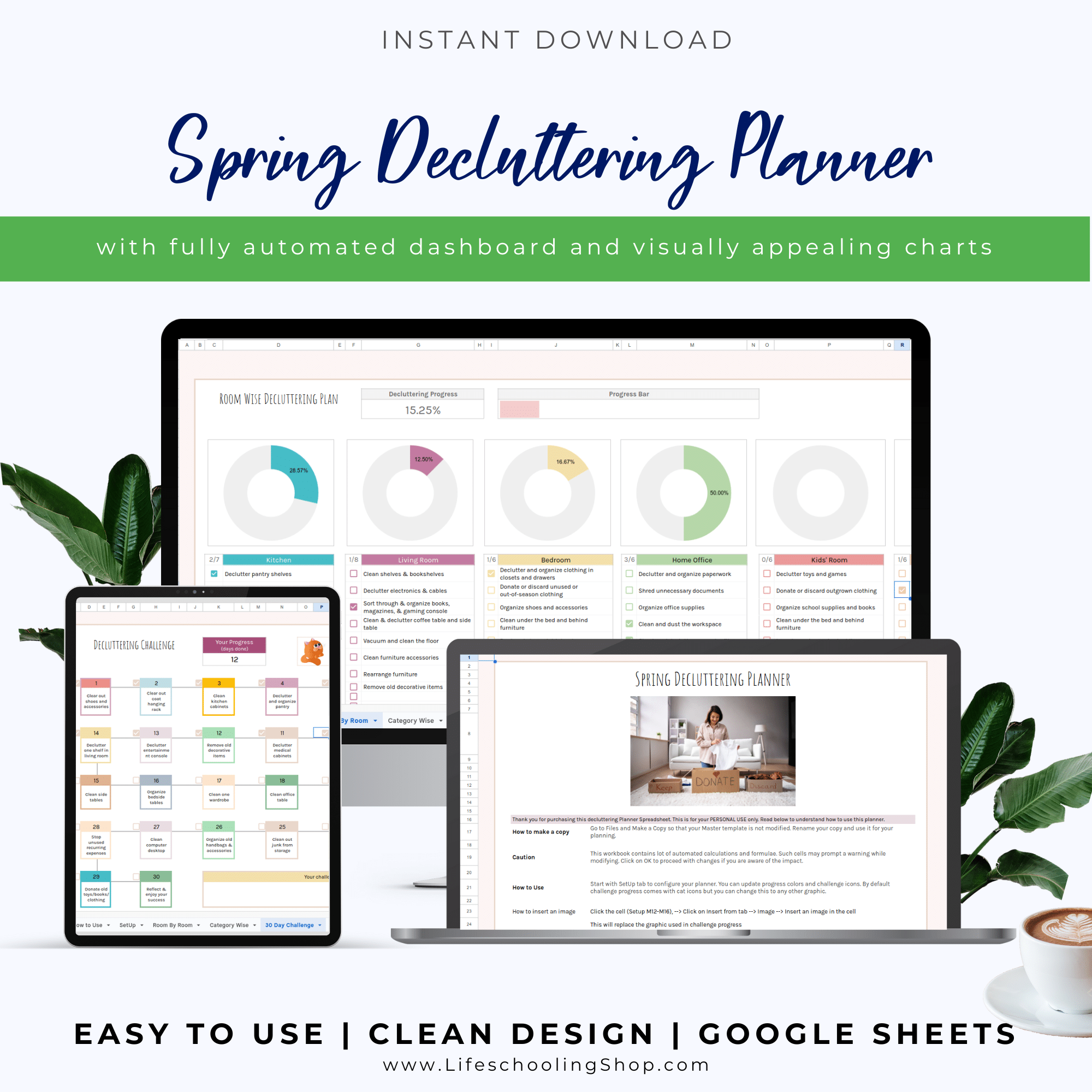 Tripwire - Spring Decluttering Spreadsheet (from Resource Library Tracker) - Lifeschooling ...